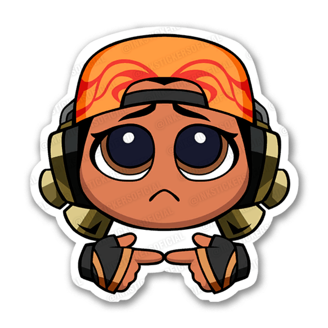 Raze tristinha – InkStickers